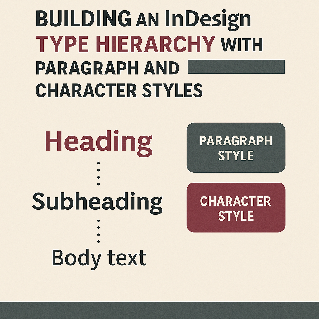 Building a InDesign Type Hierarchy with Paragraph and Character Styles ...