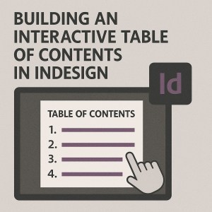Building an Interactive Table of Contents in InDesign – IndesignPerfect