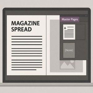 Creating a Magazine Spread Layout with Master Pages in Indesign ...