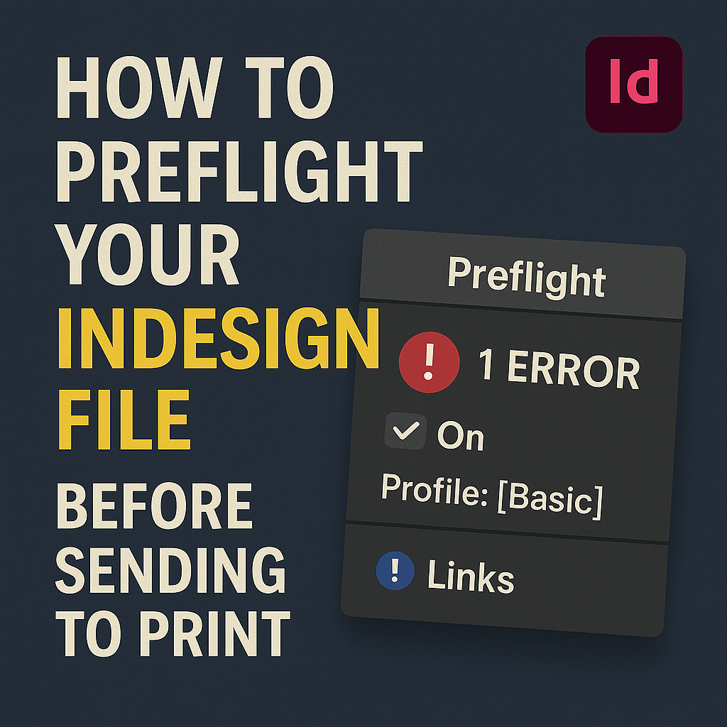 How to Preflight Your InDesign File Before Sending to Print ...