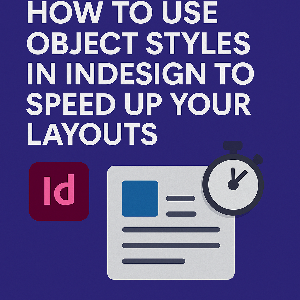 How to Use Object Styles in InDesign to Speed Up Your Layouts ...