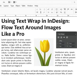 Using Text Wrap in InDesign: Flow Text Around Images Like a Pro ...