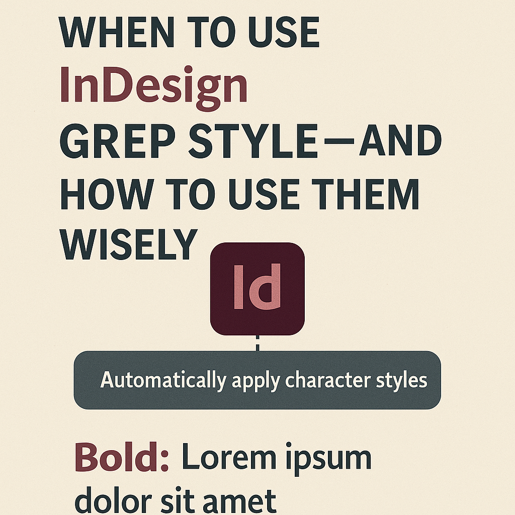 When to Use InDesign GREP Styles—And How to Use Them Wisely ...
