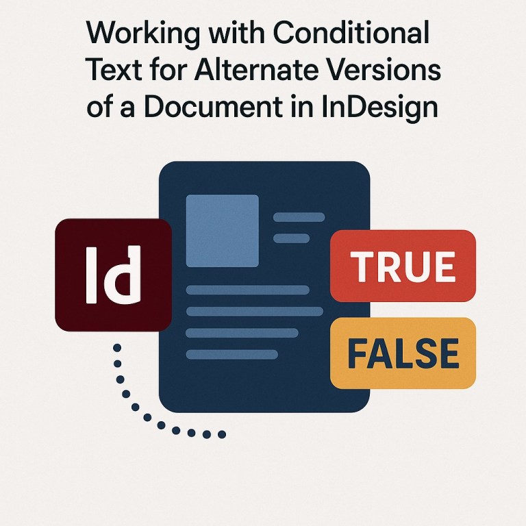 Working with Conditional Text for Alternate Versions of a Document in InDesign – IndesignPerfect