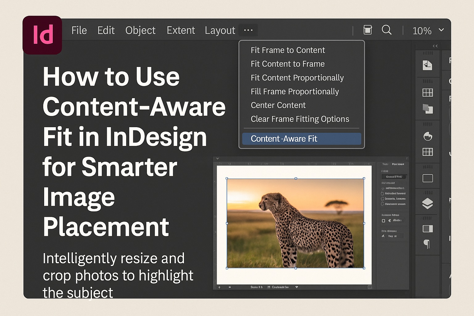 How to Use Content-Aware Fit in InDesign for Smarter Image Placement ...