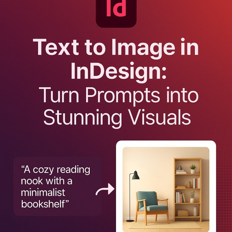 Text to Image in InDesign: Turn Prompts into Stunning Visuals ...